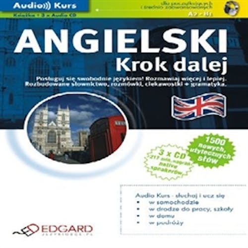 Audio kurs - Angielski Krok dalej - Audiobook - N/A - EDGARD | Audioteka